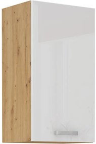 STOLARz 40 cm skříňka horní jednodveřová ARTISAN Barevné provedení ARTISAN: Bílý lesk