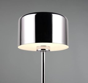 LED stmívatelná stolní lampa v leskle stříbrné barvě (výška 30 cm) Jeff – Reality