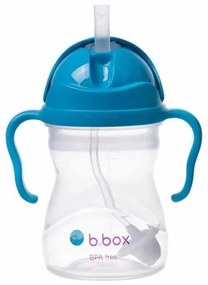 B.box Hrneček s brčkem, Kobaltově modrý 240 ml