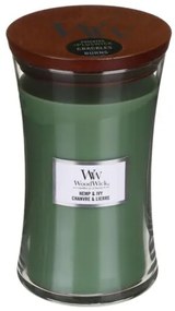 WoodWick Svíčka Hemp & Ivy váza velká, 609,5 g