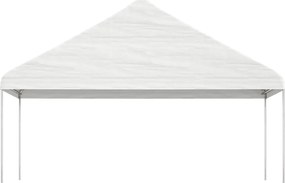 vidaXL Altán se střechou bílý 15,61 x 5,88 x 3,75 m polyethylen [3155523]