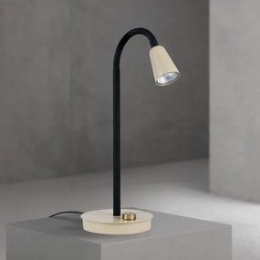 Orion - Stmívatelná flexibilní stolní lampa DOTTY 1xGU10/10W/230V béžová/černá