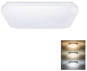 SOLIGHT LED stropní světlo Plain, 3CCT, 24W, 1920lm, 3000K, 4000K, 6000K, čtvercové, 38cm