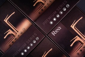 Rea Joe Premium, vysoká umyvadlová baterie h-285, grafitová, REA-B8949