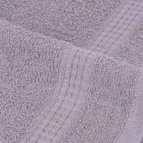 Ručníky pro hosty FROGN 10 ks šedé 30x50 cm 360 g/m² 136829