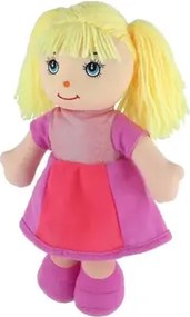 TEDDIES Panenka Culinka hadrová s blond vlásky / Textilní / 32 cm / od