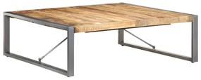 Konferenční stolek Onit - 120x120x40 cm | hrubé mangovníkové dřevo