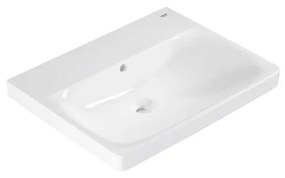 Grohe Euro Ceramic - Umyvadlo 60x47 cm, s přepadem, bez otvoru pro baterii, alpská bílá 102417SH00