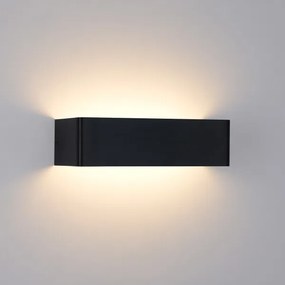 Brilagi - LED Venkovní nástěnné svítidlo DONNANI LED/12W/230V 30 cm černá IP44