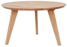 Vikio Dubový kulatý stolek 70 cm Orbetello