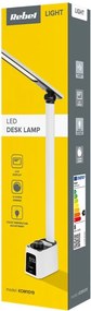 Stolní lampa s hodinama REBEL KOM1019 , regulace