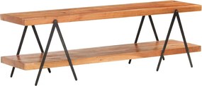 TV stolek 160 x 40 x 50 cm masivní akáciové dřevo 320500