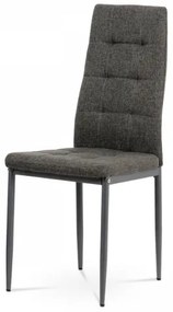 Jídelní židle šedá kov matný antracit, DCL-397 GREY2