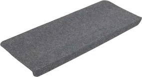 Samolepicí podložky na schody 30 ks šedé 65x24,5x3,5 cm 3365913
