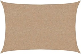 Stínící plachta 160 g/m² taupe 2 x 2,5 m HDPE 311391