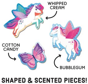Mudpuppy Puzzle Sny jednorožců s vůní 60 dílků