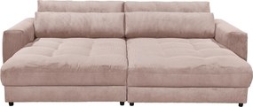 XXXLutz POHOVKA BIG SOFA, textil, kompozitní dřevo, světle růžová MID.YOU - Pohovky - 002220033612