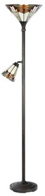 Stojací lampa Tiffany  Jannes – 30x178 cm