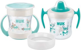 Dětský hrníček Mini Cups NUK 360° s víčkem neutral