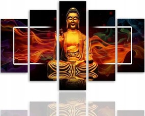 Foto 5dílný obraz na plátně Buddha 250x120