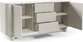 Kašmírová komoda Trenza 2D3S s drážkovanými čely