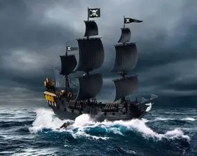 Revell Black Pearl / Plastikový model / 1:150 / Počet dílků 112 / Obtí