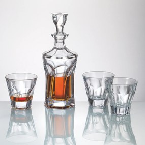 Crystalite Bohemia whisky set Apollo (1+2)