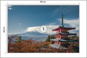 Fototapeta Japonská Pagoda Na Podzim Samolepící tapety 368x254