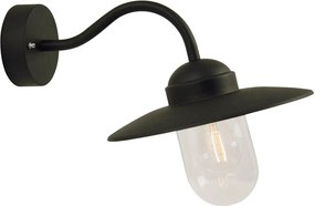 NOR 22671003 Venkovní nástěnné svítidlo Luxembourg 1x60W E27 černá čirá - NORDLUX