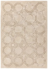 Kusový koberec Asiatic Nexus Octagon Beige - béžový