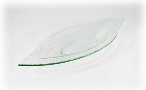 BDK-GLASS Skleněná mísa LIST 47x19cm - čirá