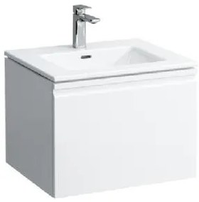 Laufen Pro S - Skříňka s umyvadlem, 600x500x460 mm, 1 zásuvka, lesklá bílá H8609624751041