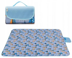 Voděodolná pikniková deka s motivem plachetnice