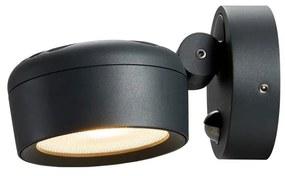 SLV 1002904 Eskina, venkovní nástěnné/stropní svítidlo se senzorem, LED 14,5W 3000/4000K, antracit, IP54, stmívatelné
