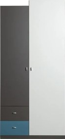 Šatní skříň Tablo TA3 Zvolte barevné provedení: grafit - enigma