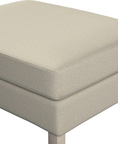 Potah na podnožku IKEA Karlstad barva béžová látka pletený vzor