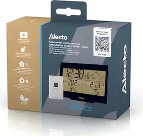 Alecto WS-2300 černá / Meteostanice / bezdrátový senzor / budík / pods