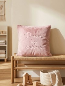 Sinsay - Povlak na polštář s nápisem „Dream big little one“ - hnědá