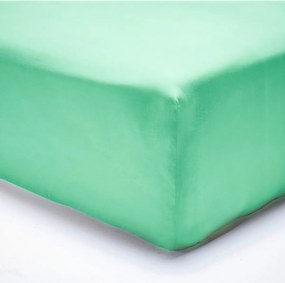 Polášek Jersey prostěradlo na vysokou matraci (až 30cm), 160x200cm, na dvoulůžko, zeleno-modré