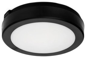LED Koupelnové stropní svítidlo se senzorem NAIROS LED/12W/230V IP65 černá + DO