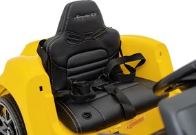 Elektrické autíčko Porsche Spyder RS ​​718 MP4 žluté