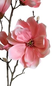 Růžová umělá magnolie 88cm
