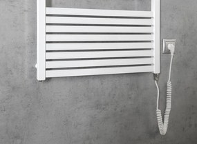 Aqualine TONDI-E elektrické otopné těleso rovné 600 x 1690 mm 800W bílá DE490T