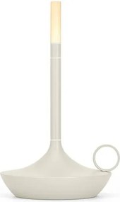 GRAY GP2046-MG Designová přenosná stolní lampa Wick S PRO světle šedá 120x165mm LED 1W 2600K IP65 - Graypants