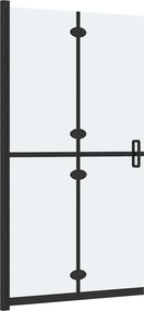 Skládací sprchová zástěna mléčné ESG sklo 70 x 190 cm 151192