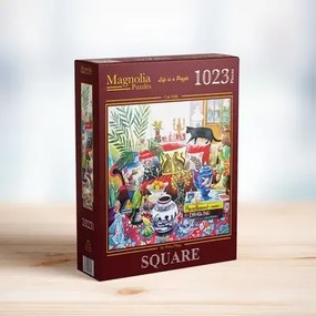 MAGNOLIA Puzzle Kočičí procházka / 1023 dílků / 60 x 60 cm