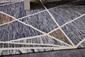 Diamond Carpets India, Ručně vázaný kusový koberec DaVinci's Ermine DESP P93 Mix, 80x150, šedá, chodba / předsíň