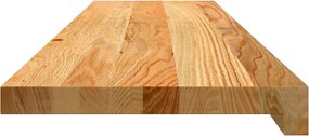 Nášlapy na schody 8 ks světle hnědé 100x30x2 cm masivní dub 3282974