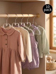 Sinsay - Ramínka s motivem srdce 10 pack - bílá