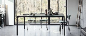 MIDJ - Rozkládací stůl MORE 100/140x70 cm, sklo/keramika